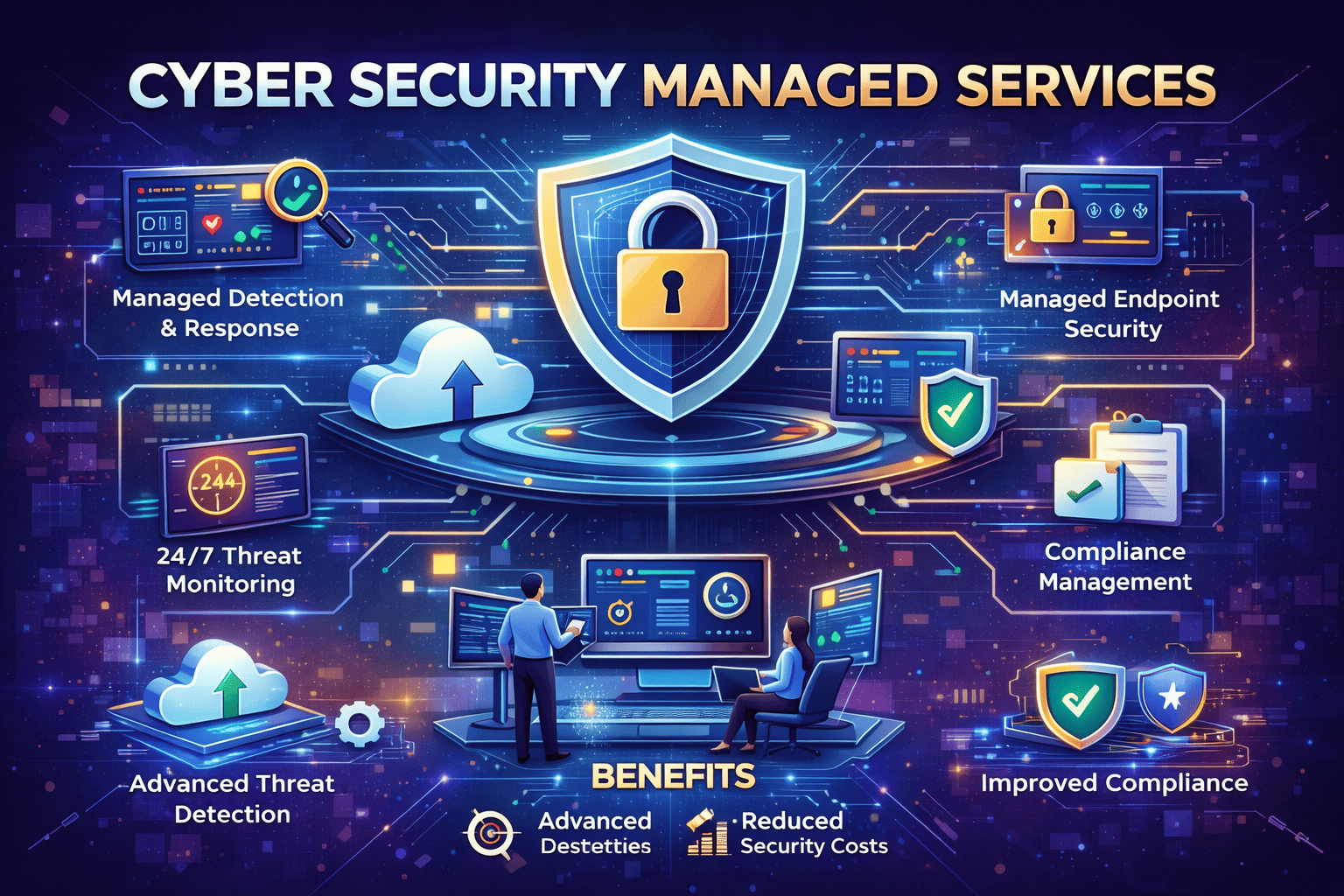 Cyber Security Managed Services | Key Benefits and its Types